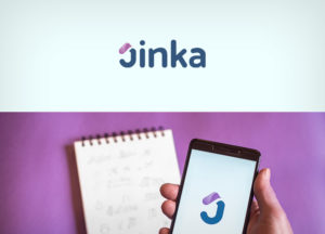 Jinka, logo et identité de l’appli – Graphiste Le Havre Rouen Paris ...